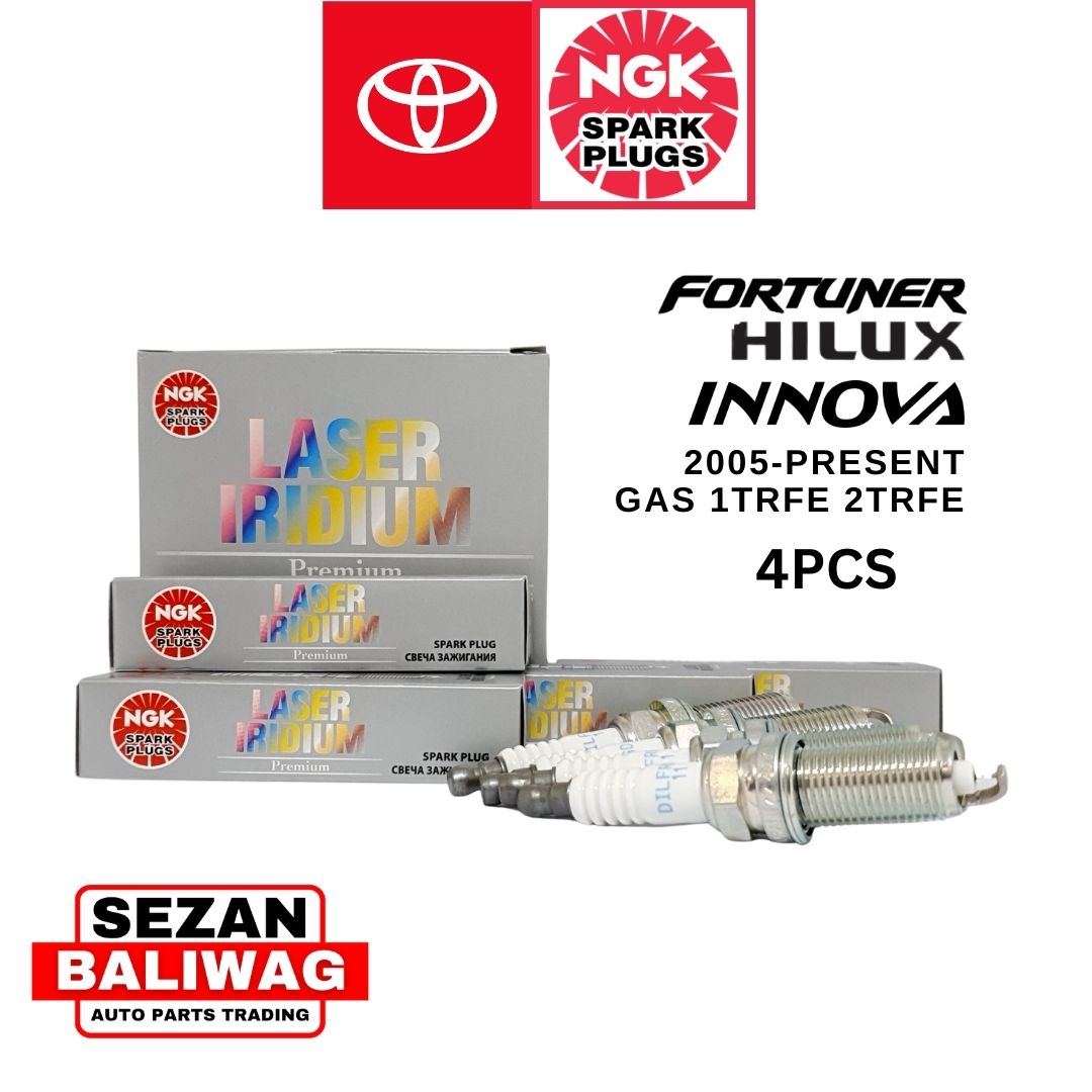 ORIGINAL NGK LASER IRIDIUM SPARK PLUG SET OF 4 TOYOTA FORTUNER INNOVA ...