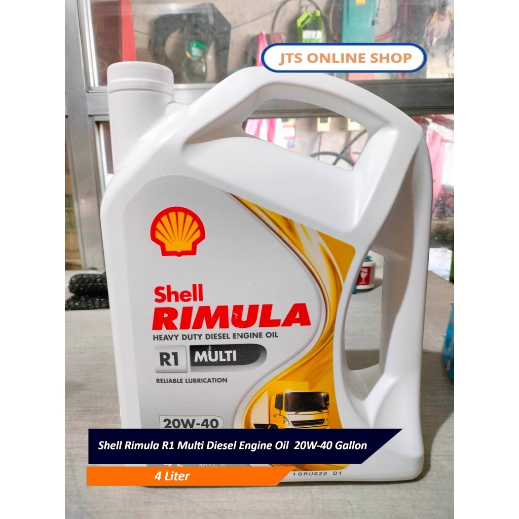 Shell Rimula R1 Multi Diesel Engine Oil 20W-40 Gallon | Lazada PH