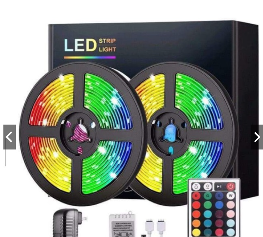LED strip 5M 300Leds 3528 Smd Rgb Led Light Strip + 24 Remote ...