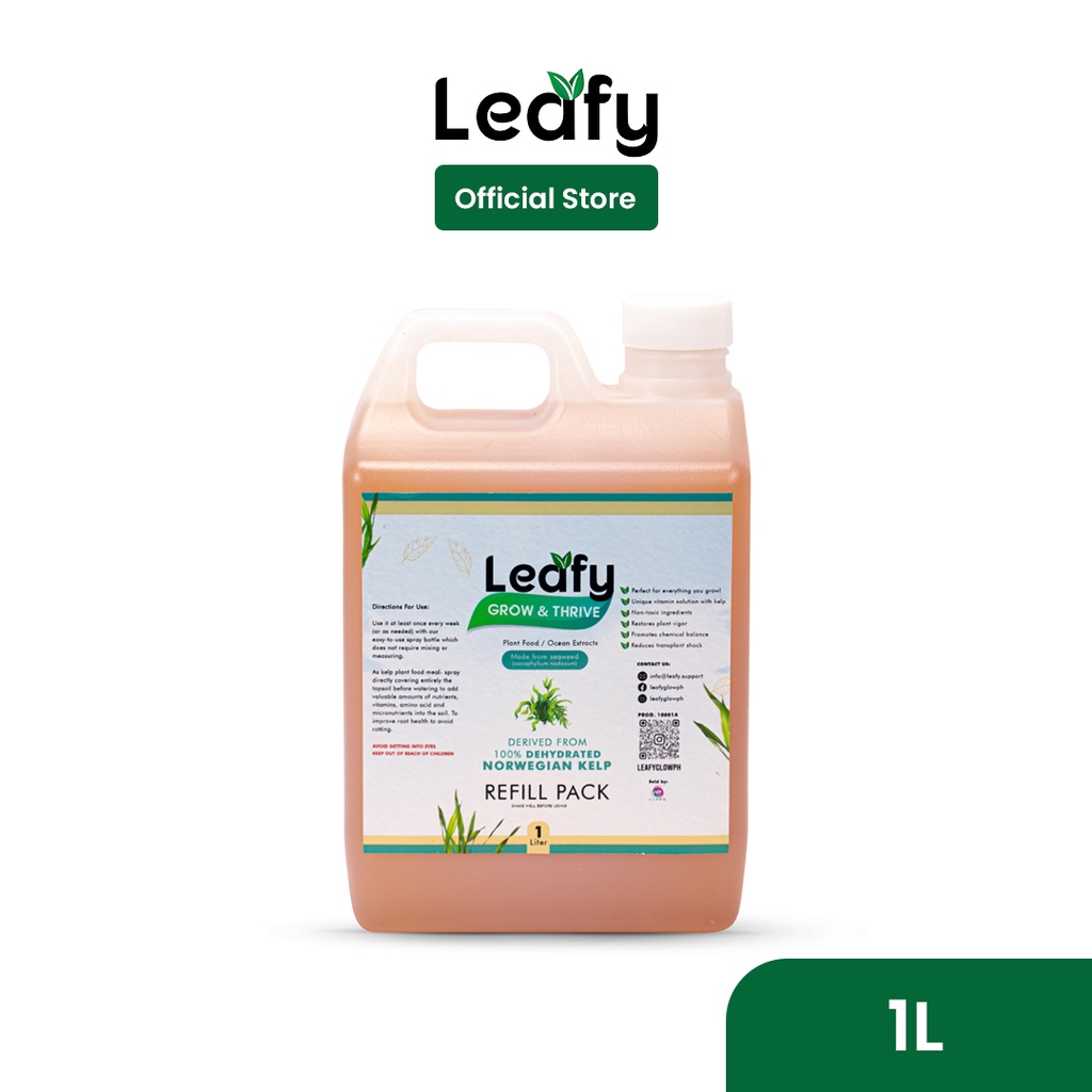 Leafy Grow and Thrive Plant Food, Ocean Extracts Fertilizer 1 Liter ...