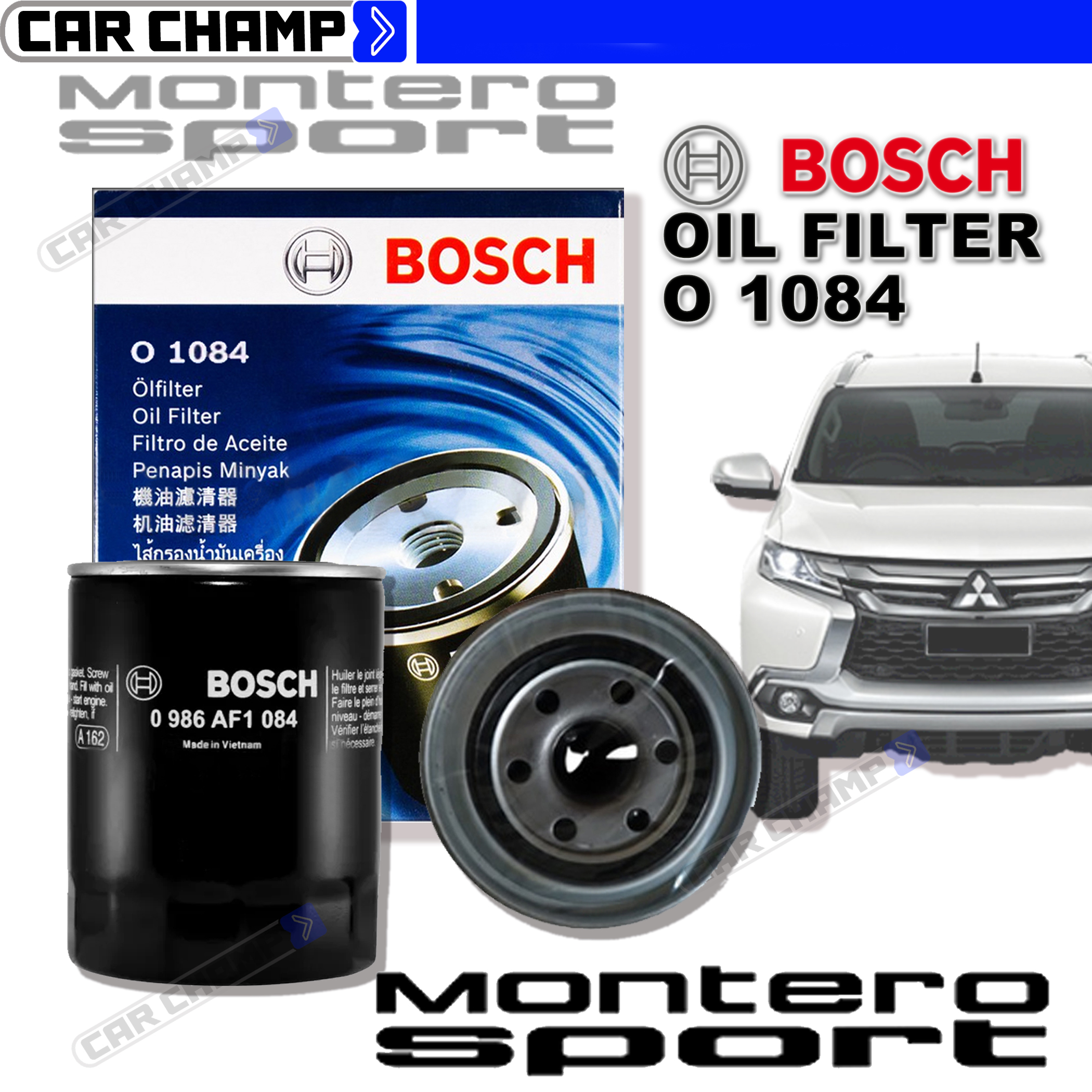 BOSCH Oil Filter O 1084 (C-313) for Montero Sport 4x4 | Lazada PH