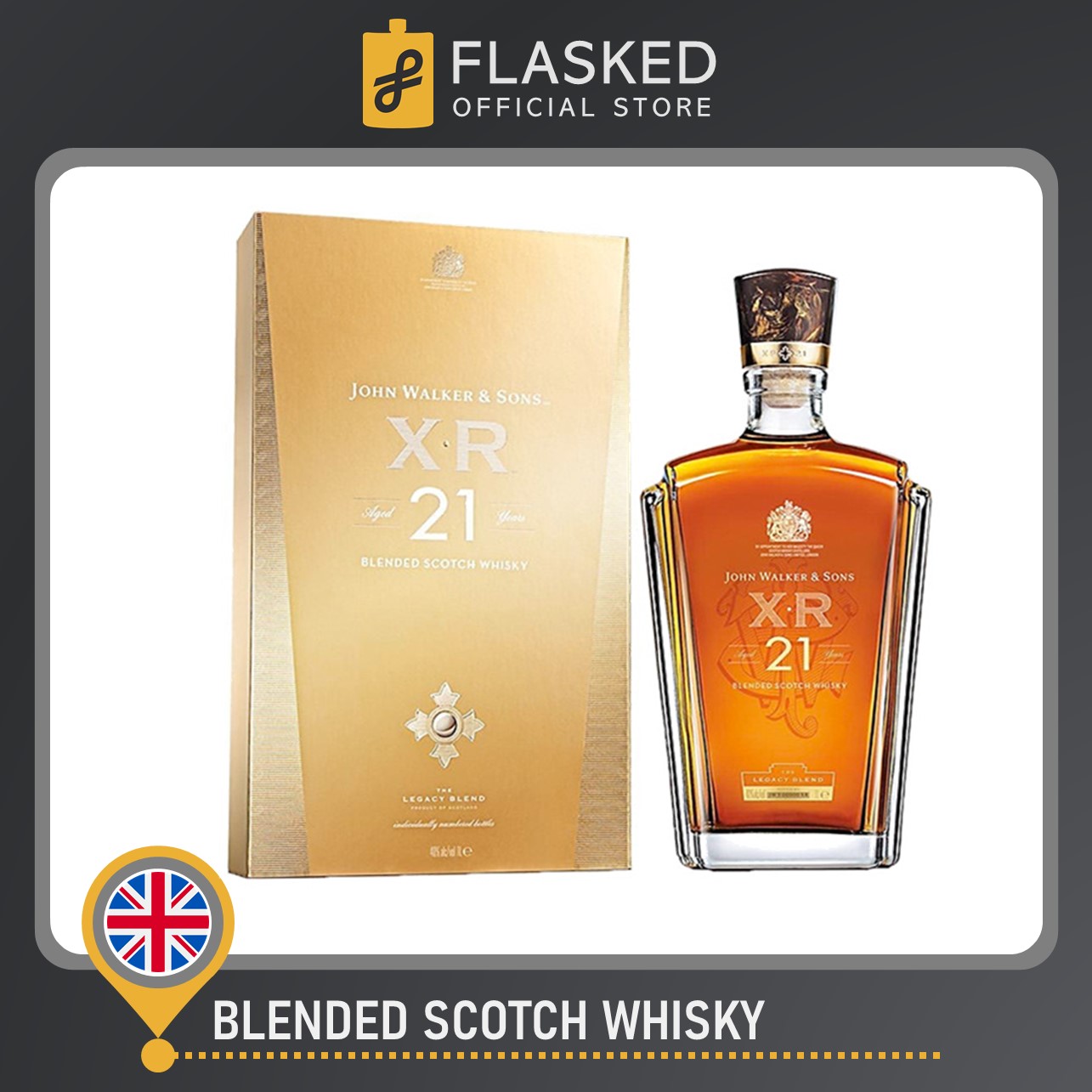 Johnnie Walker XR 21 Year Old Blended Scotch Whisky 750ml | Lazada PH