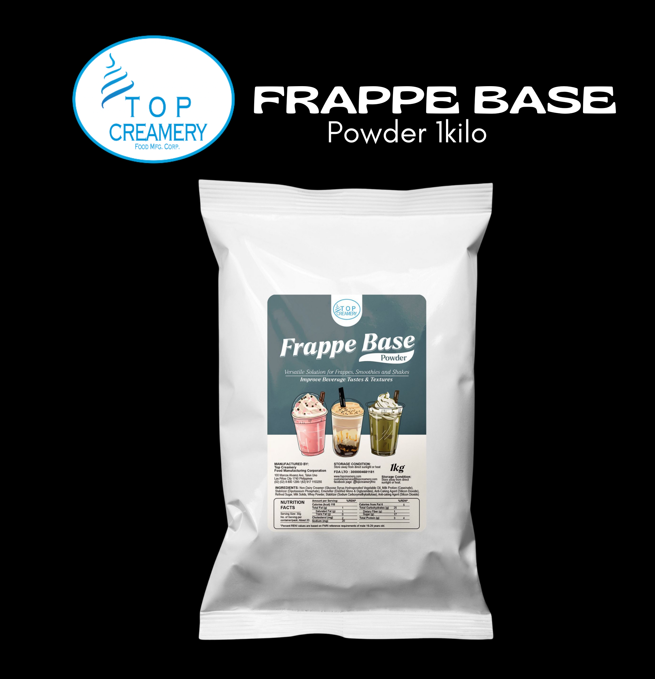 FRAPPE BASE POWDER 1kilo | Lazada PH