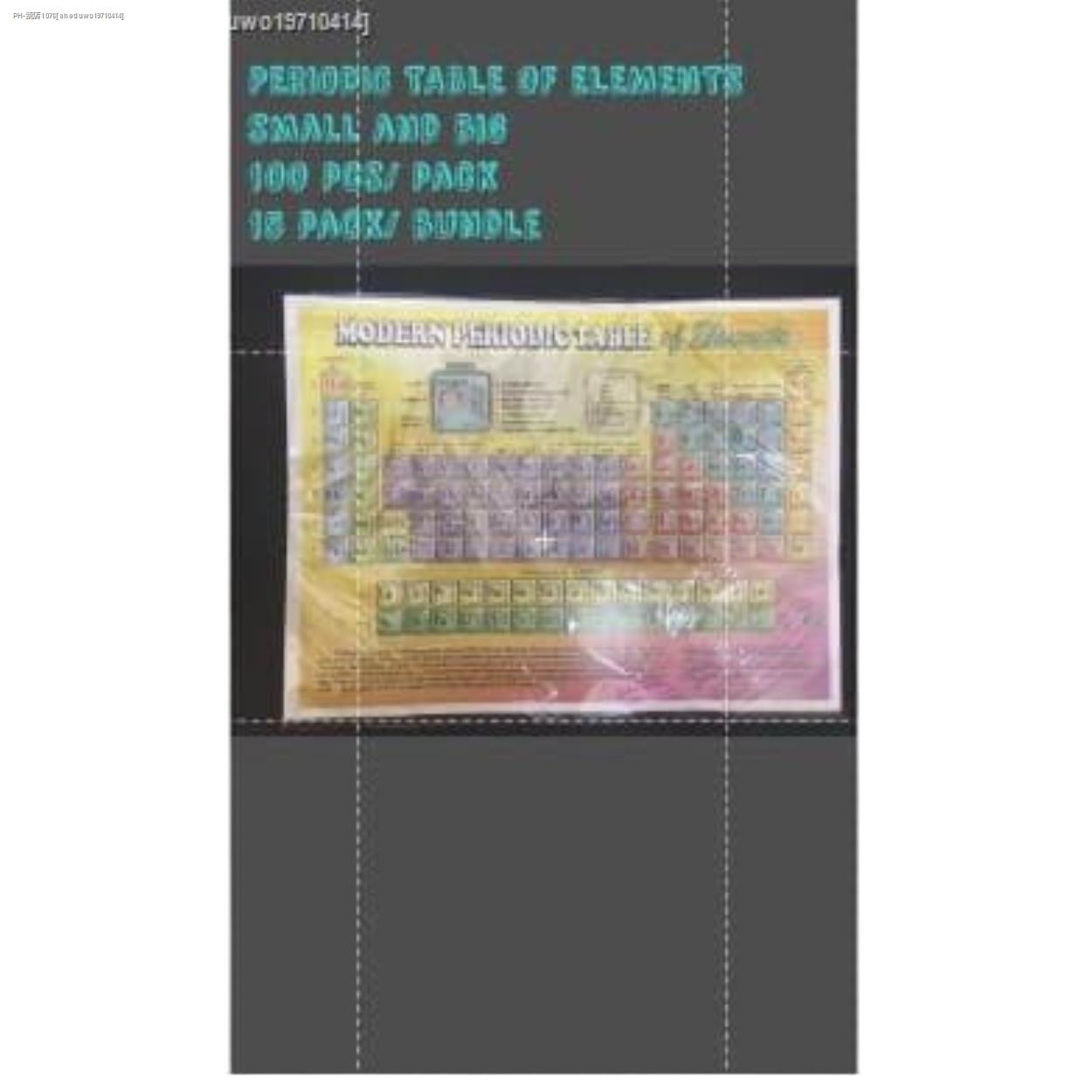 COD Map and Periodic Table Big Small | Lazada PH