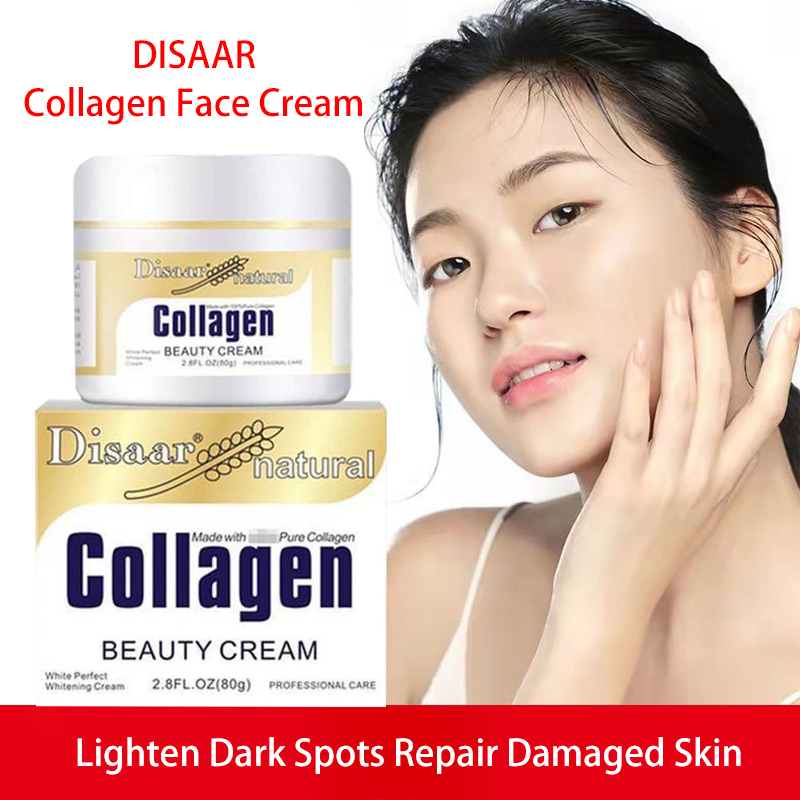 DISAAR Collagen Face Cream Super Collagen with Glutathione Cream Anti ...