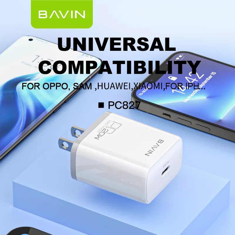 COCAPARK BAVIN PC827 20W PD Super Fast Charger USB-C Port Portable Size ...