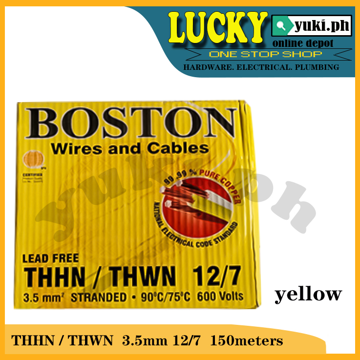 Electrical Stranded Wire Original Boston THHN/THWN 14/7, 12/7 (150 ...
