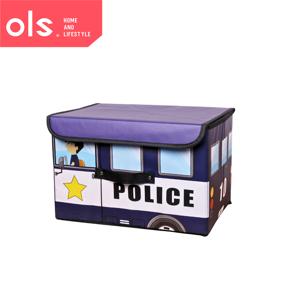 OLS Kids Bus Storage Box Foldable Toy Organizer | Lazada PH