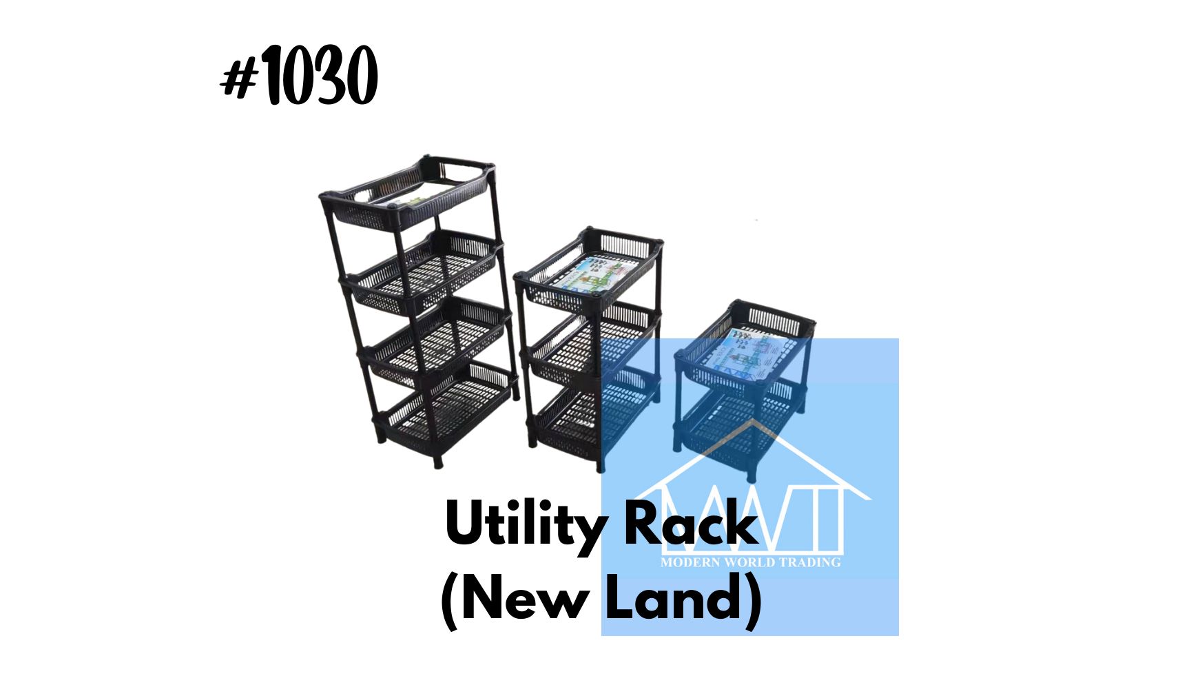 UTILITY RACK BLACK 2L/3L/4L (NEWLAND 1030) | Lazada PH