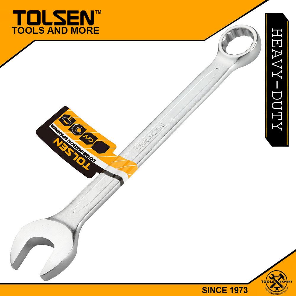 Tolsen Heavy Duty Combination Spanner Wrench (Metric 6mm to 41mm) Cr-V ...