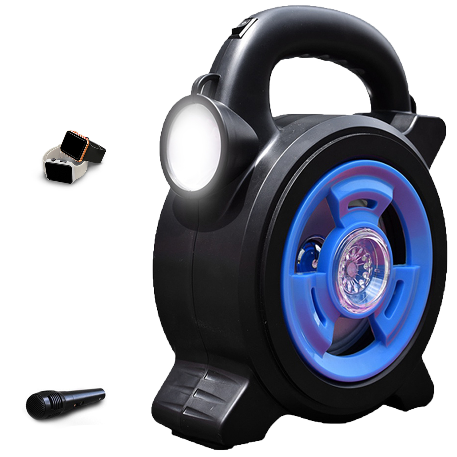 Premium Karaoke JPJ2 Flashlight Speaker with Microphone and FM Radio ...