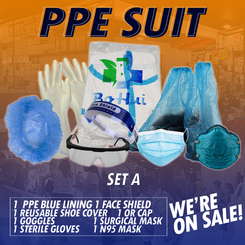 PPE SET FOR HEALTH WORKERS SET A (PERSONAL PROTECTIVE EQUIPMENT ...