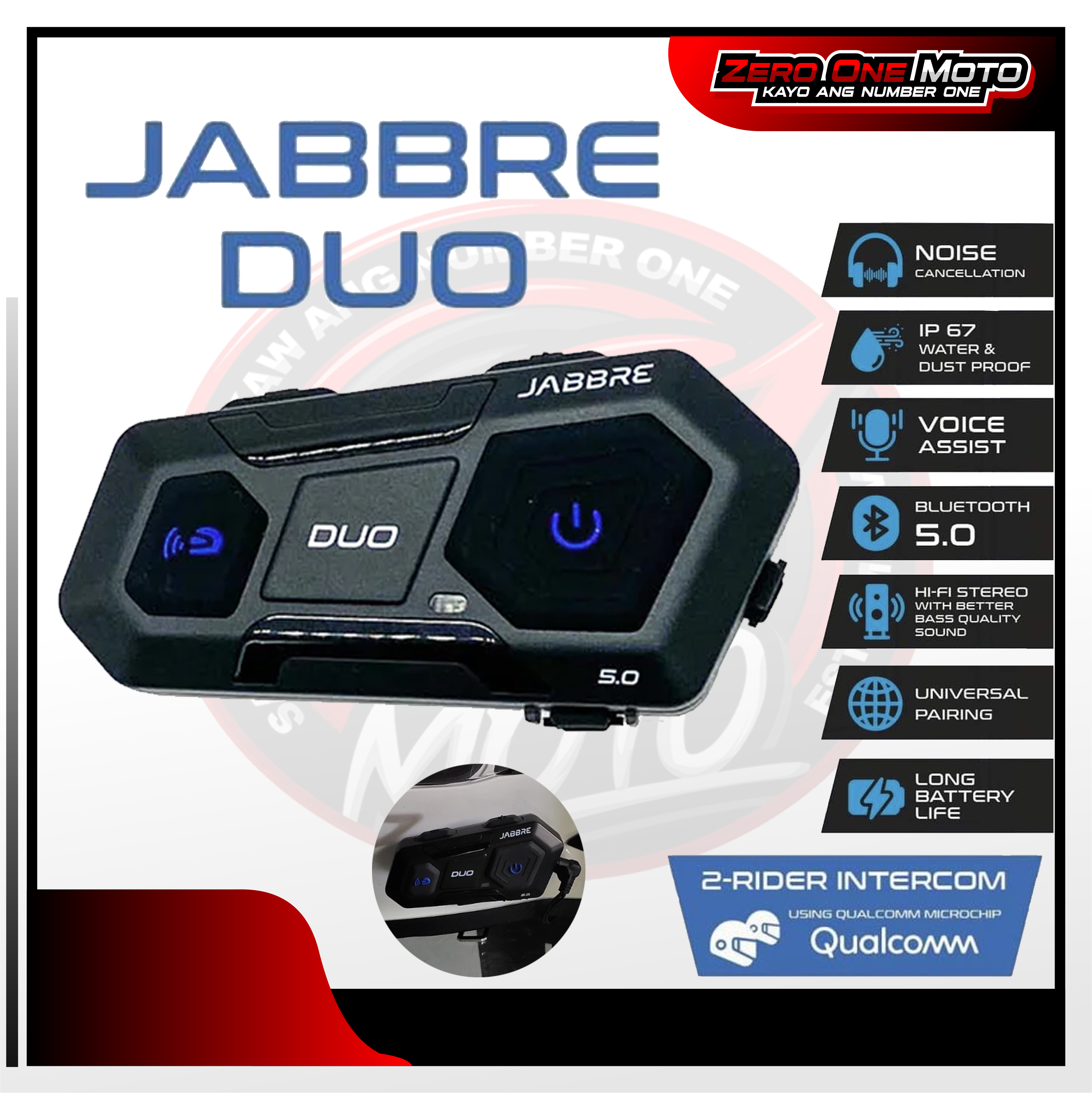 Z1 JABBRE Product Wireless Intercom & Helmet Audio Duo,J4+ Boss & BTO ...