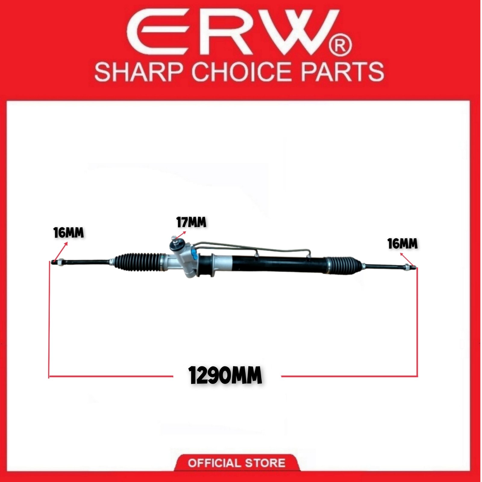 STEERING RACK ASSEMBLY Replacement part no.( 57700-4E050 ) KIA K2700 ...