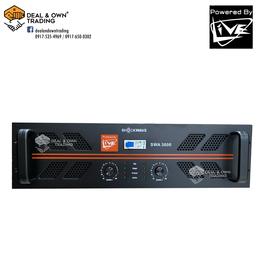 Live Shockwave SWA-3000 Powered Amplifier | Lazada PH