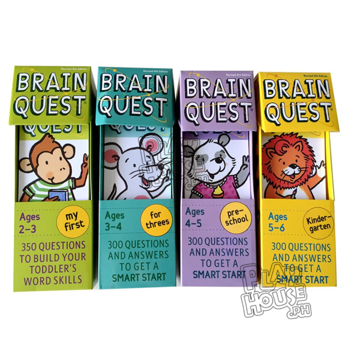 Brain Quest Cards, Set of 4 Card Decks | Lazada PH