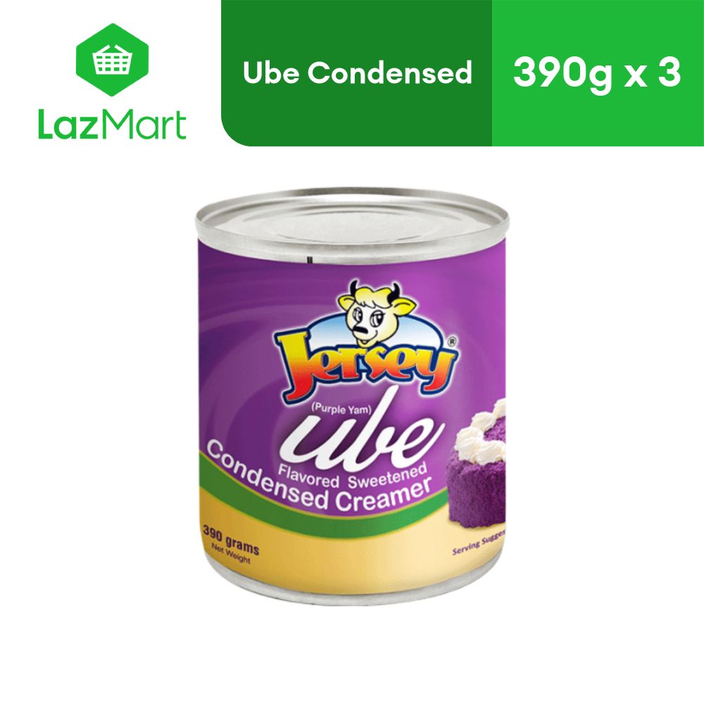 Jersey Ube Condensed 390g - Pack of 3 | Lazada PH