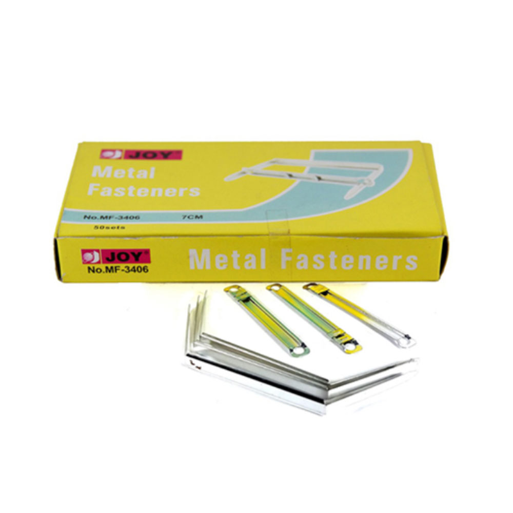 50 Sets Per Box Fasteners Metal 7 cm Metal File 2-Hole Metal Binder ...