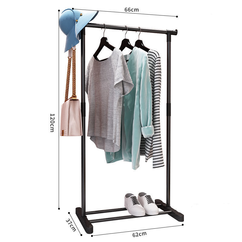 Indoor Single Pole Clothes Hanging Rack Stand For Clothing Drying ...