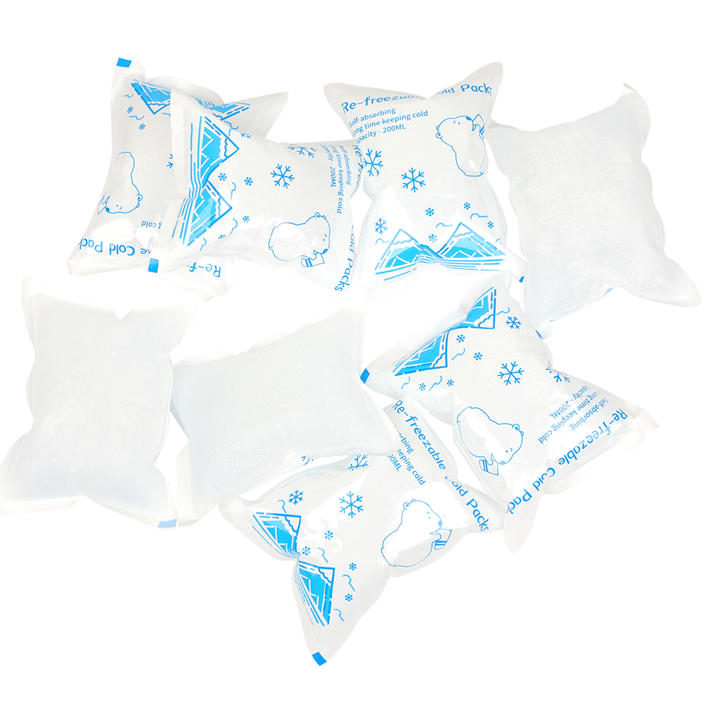 [COD]Dry Ice Packs Sheets 8-25PCS for Frozen Food Shipping Reusable ...