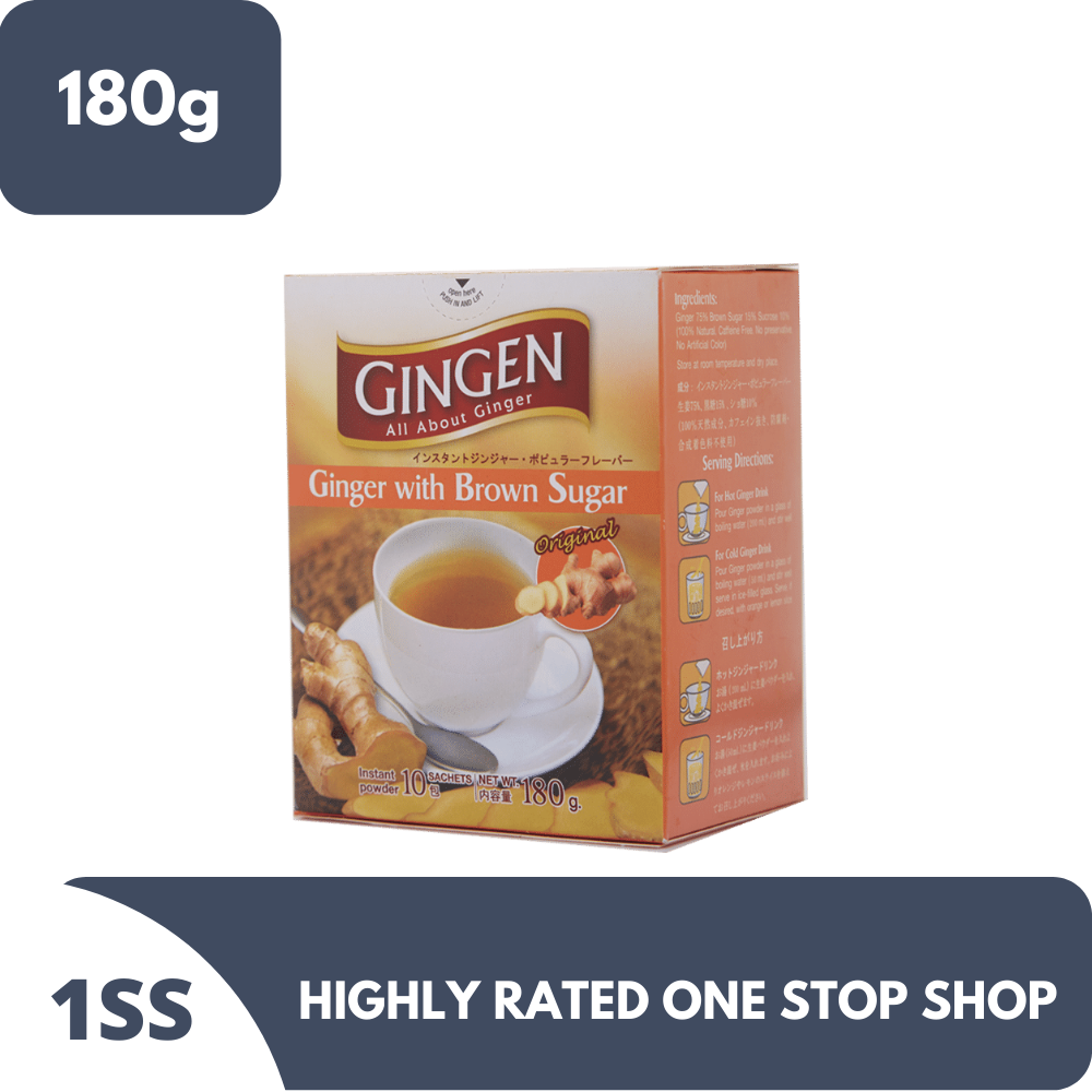 Gingen Ginger with Brown Sugar Instant Powder 180g | Lazada PH