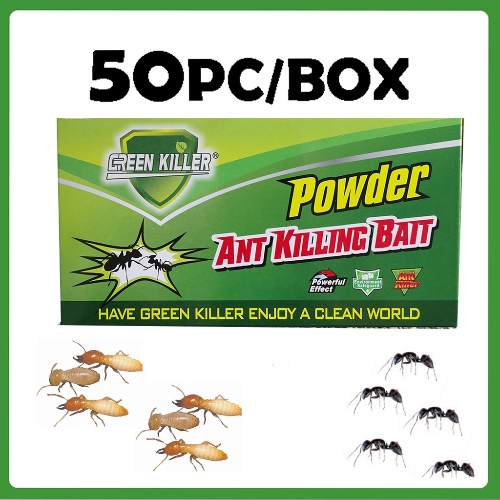 10/20/50pcs Green Killer Effective Powder Ant Killing Bait Repeller ...