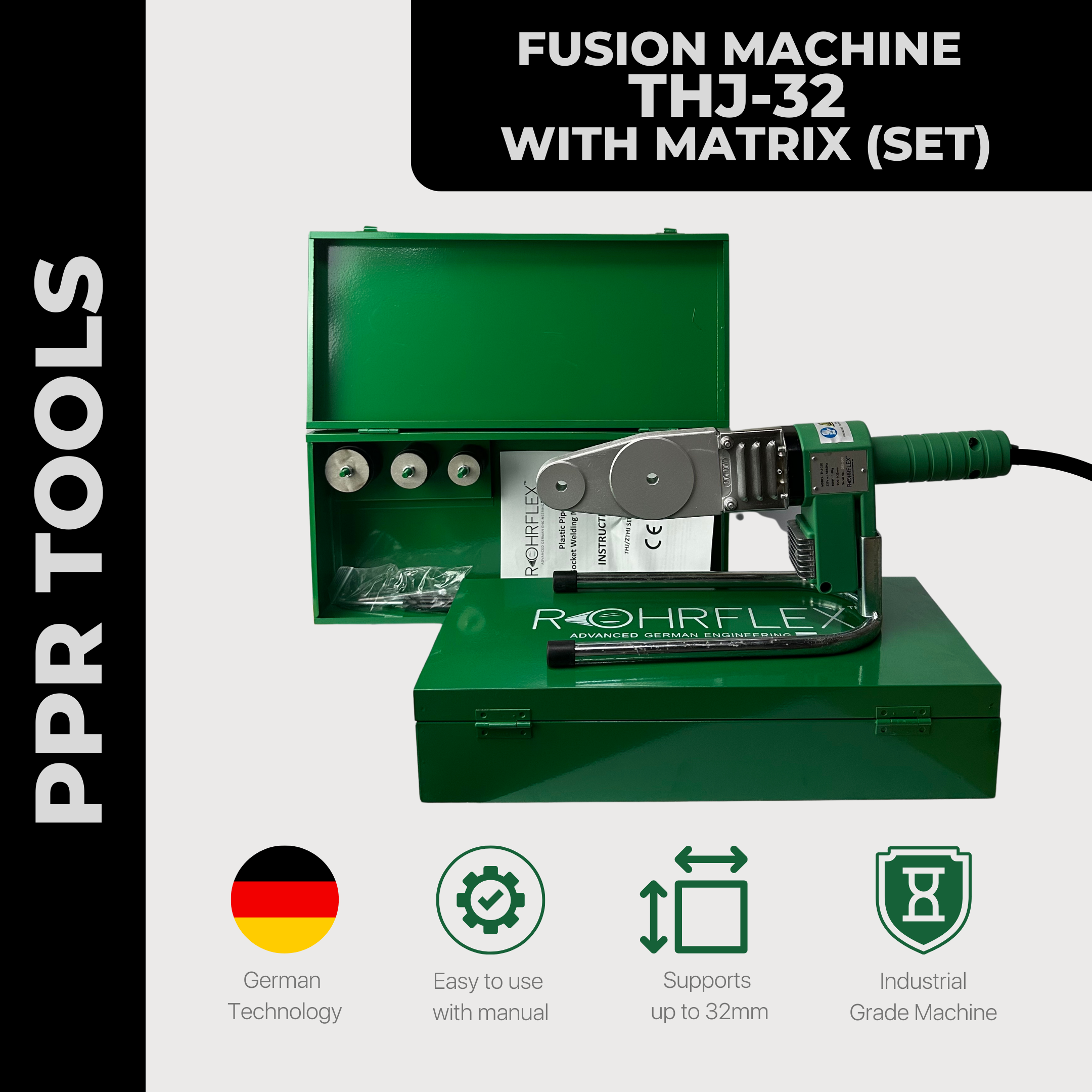 Rohrflex Fusion Machine THJ-32 with MATRIX (20mm-32mm) | Lazada PH