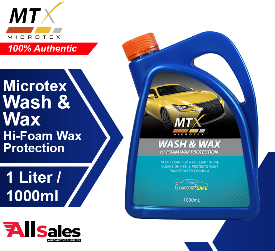 Microtex Wash & Wax Hi-Foam Wash Protection 1000ml | Lazada PH