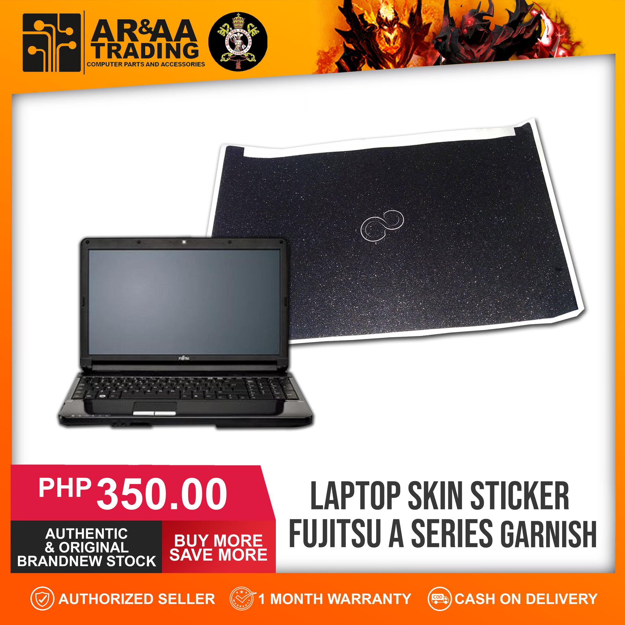 Laptop Skin Sticker Fujitsu A Series Garnish | Lazada PH