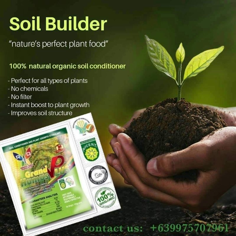 Grand Humus Plus (Organic Soil Conditioner) | Lazada PH