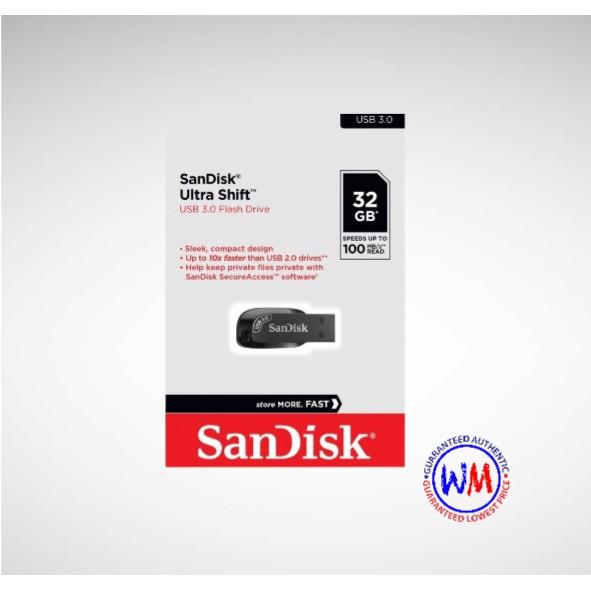 SanDisk Ultra Shift 32gb USB 3.0 Flash Drive Sdcz410-032g-G46 | Lazada PH