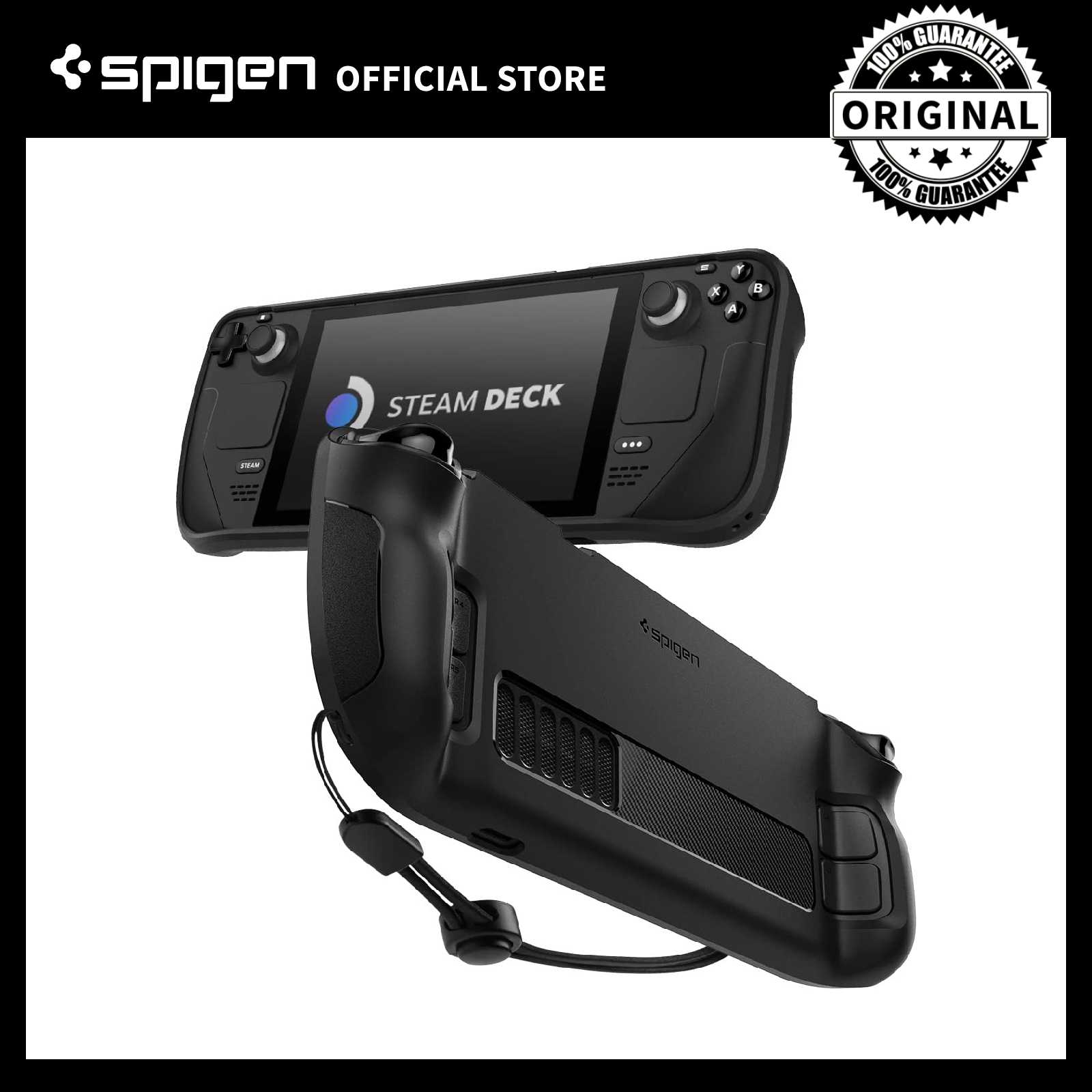 Spigen Steam Deck LCD (2022) / OLED (2023) Case Rugged Armor | Lazada PH