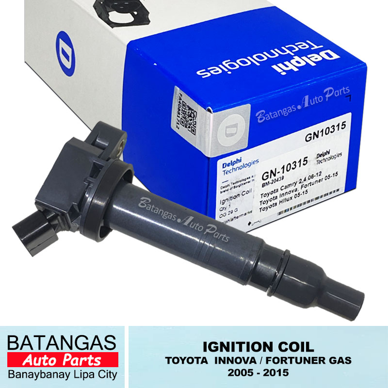DELPHI IGNITION COIL TOYOTA INNOVA / FORTUNER GAS 2005-2015 1PC | Lazada PH