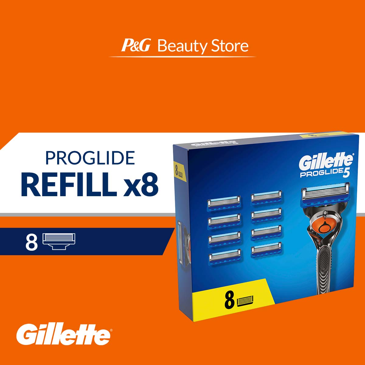 Gillette ProGlide 5 Razor Blade Refills 8s [Shave Care] | Lazada PH