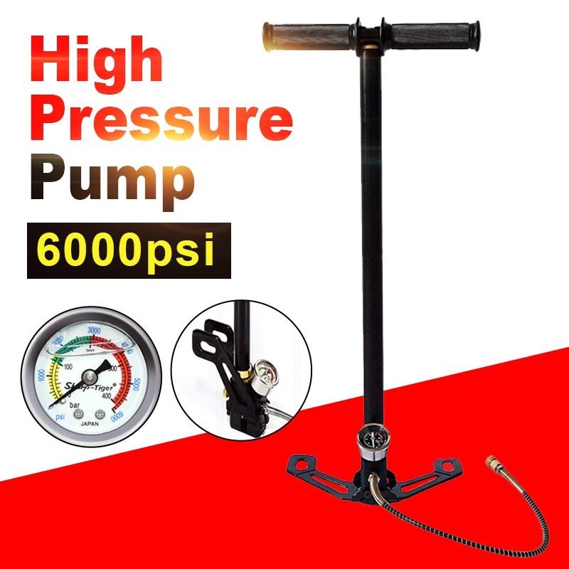【IN STOCK】4500/6000Psi High Pressure PCP Hand Pump 3 Stage Air Pump ...