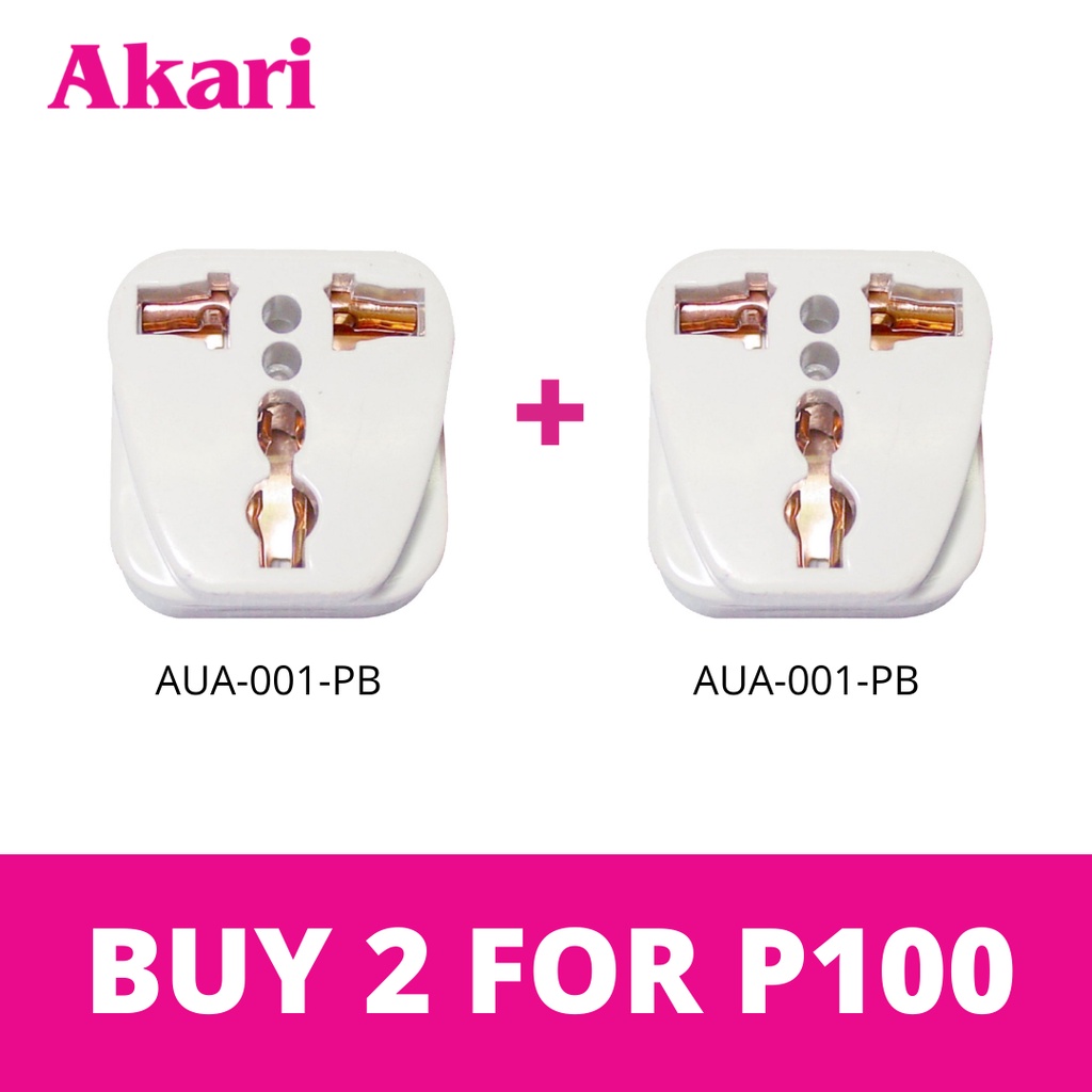Akari 1 Gang Multipurpose Socket Adaptor (AUA-001-BP) Buy 2 For P100 ...