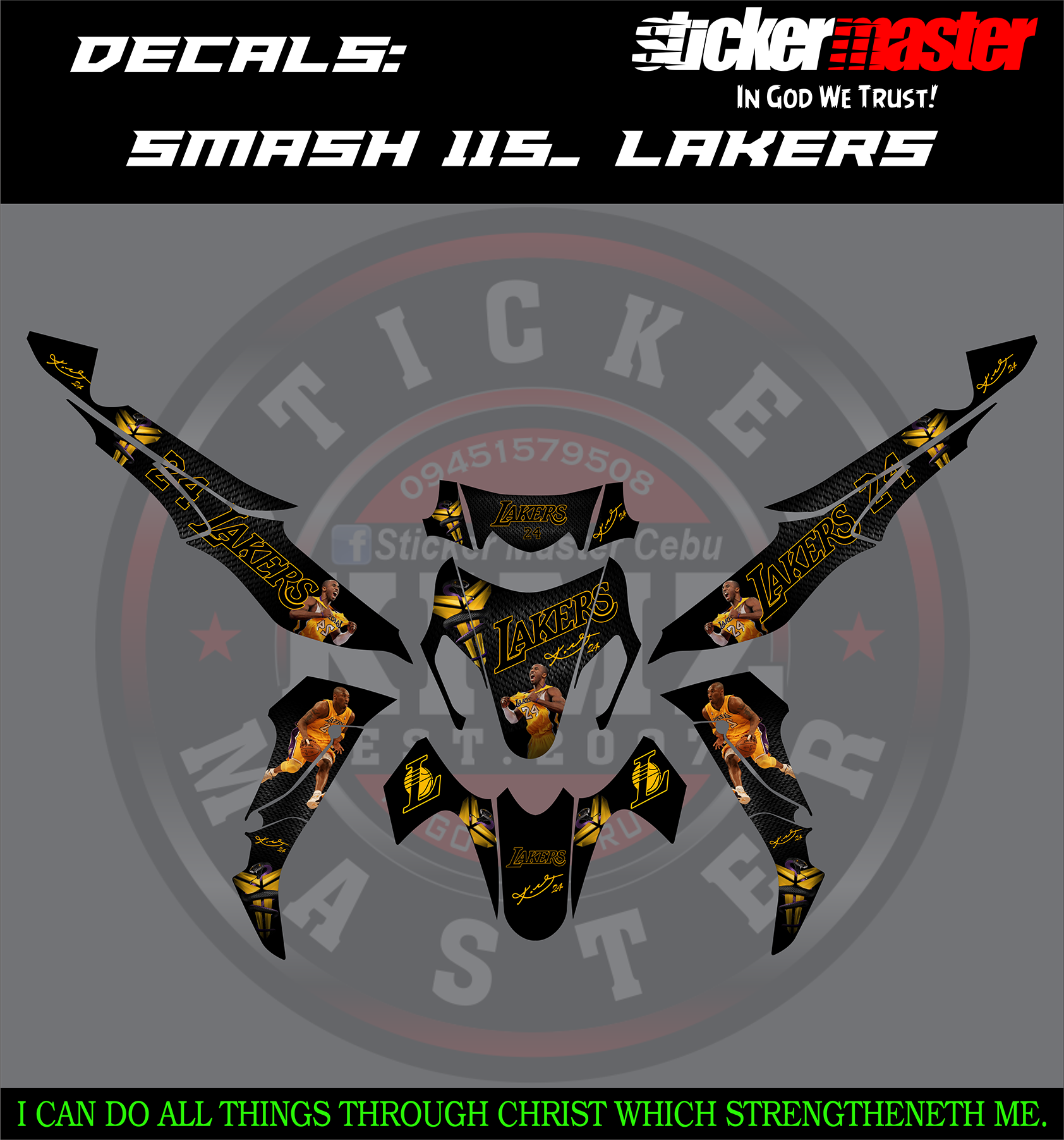 SMASH 115 FULL DECALS | Lazada PH