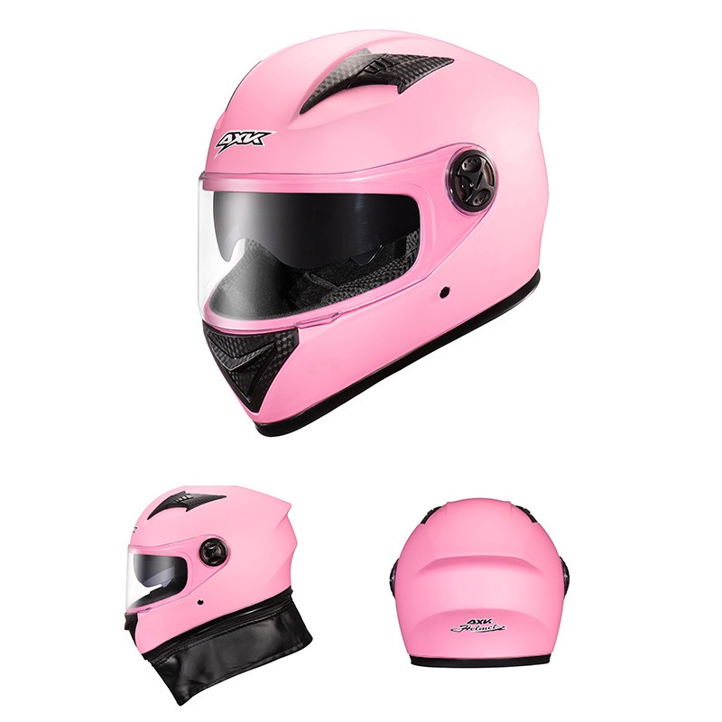ICC Motorcycle Full Face Helmet For Women Dual Visor Standard Flip Up ...