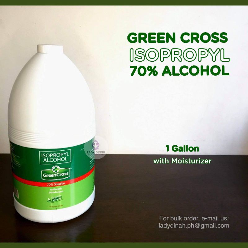 Green Cross Isopropyl Gallon with Moisturizer (70%) | Lazada PH