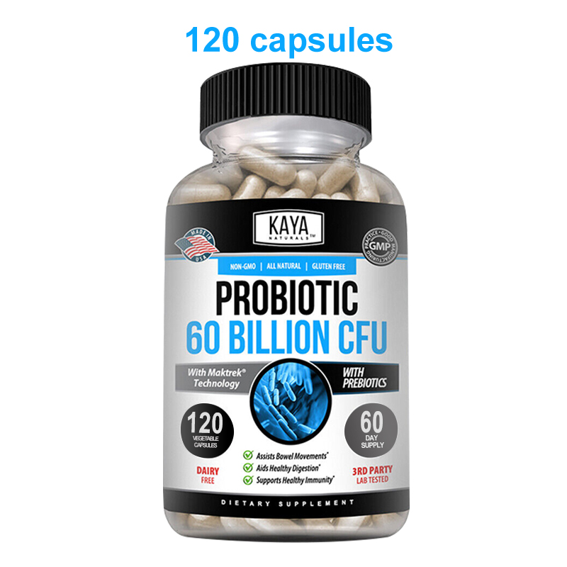 Probiotic 60 Billion CFU - Promote Intestinal Peristalsis Relieve ...