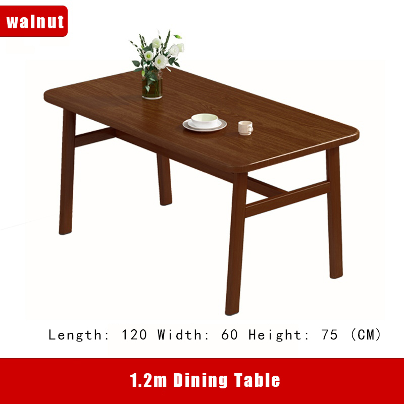 Wood Dining Table Set Furniture Wooden Tables Nordic 100/120/140CM ...