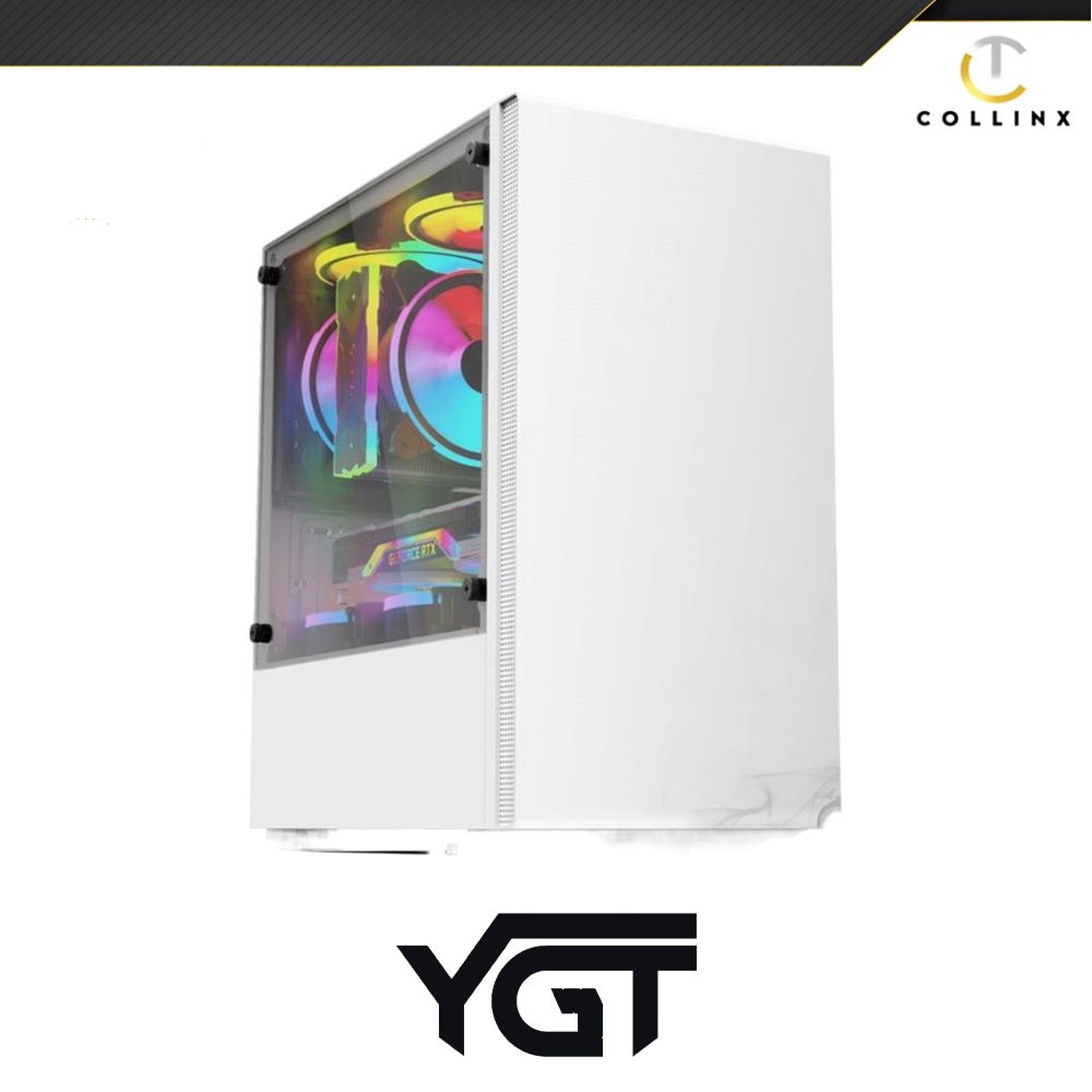 YGT B702 Case | Tempered Glass Gaming PC/ Desktop Case M-ATX / MINI-ITX ...