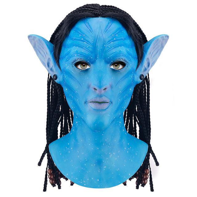 Avatar Latex Mask Halloween Party Cosplay Adult Movie Avatar Mask ...