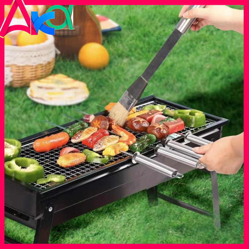 Stainless steel foldable portable lightweight barbecue grill,BBQ ...