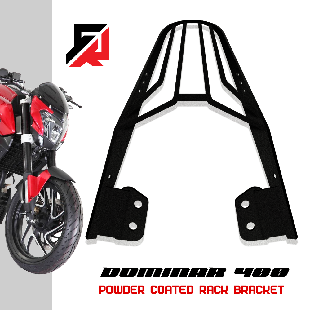 Kawasaki Dominar 400 Top box bracket / Power Rack / Monorack / Powder ...