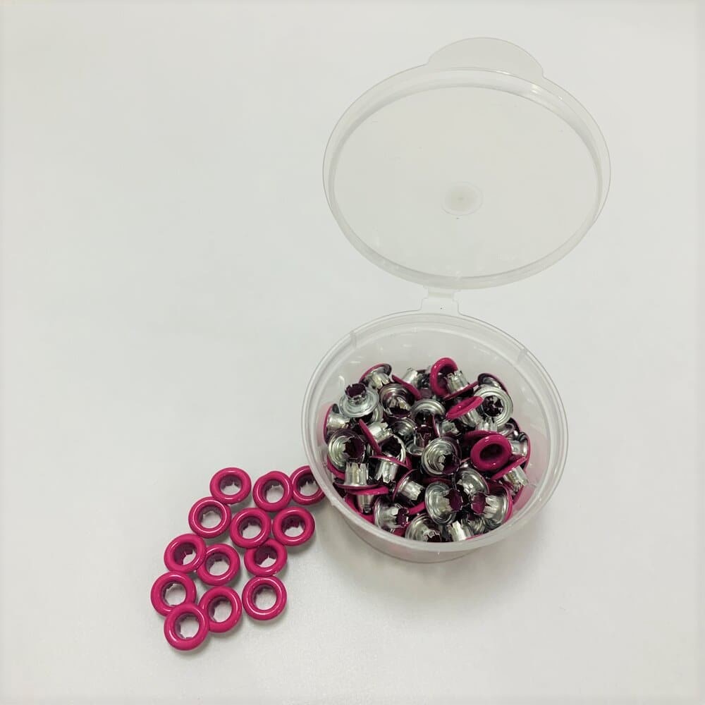 4.5mm Colored Eyelets 80pcs Fits Crop-a-dile and 5mm Eyelet Setter ...