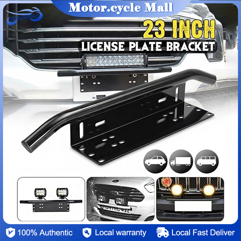 Universal Car Licence Plate Holder Bull Bar Front Bumper Bracket Frame ...
