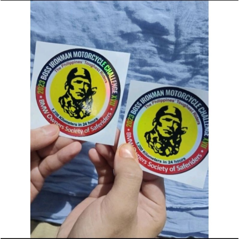 Boss Iron Man Sticker 2023 (High Quality Laminated Vinyl Sticker ...