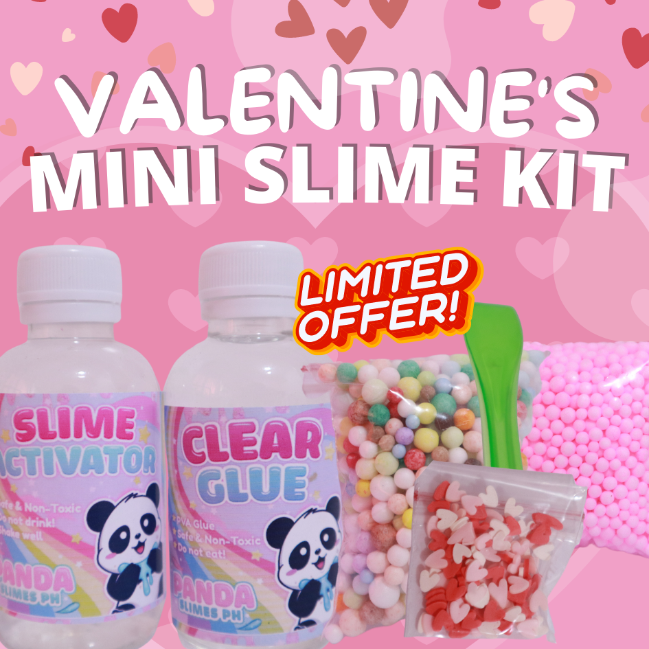 SLIME KIT MINI HEART SLIME KIT VALENTINE SLIME KIT by Panda Slimes PH ...