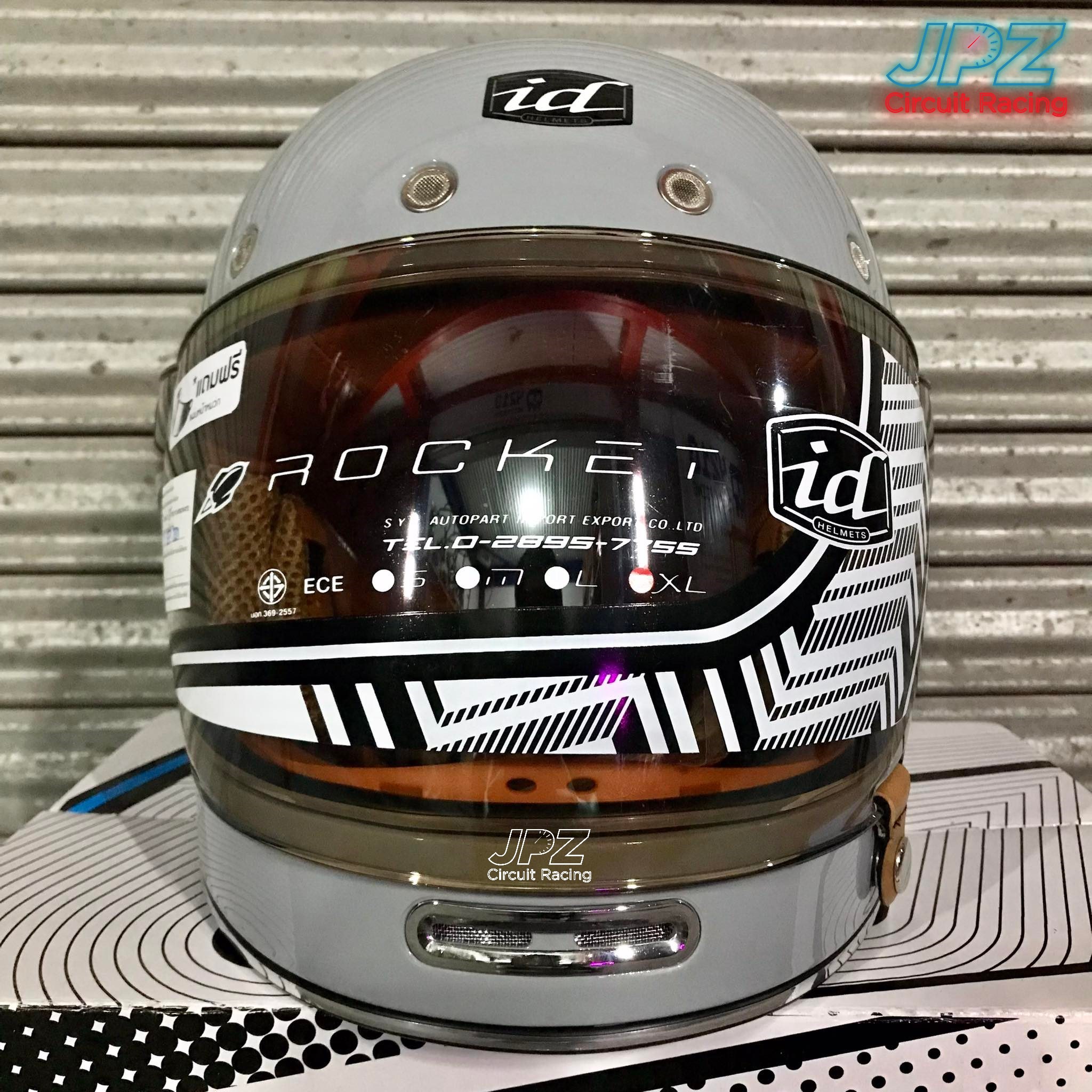 ID ROCKET HELMET VINTAGE CLASSIC GRAY | Lazada PH